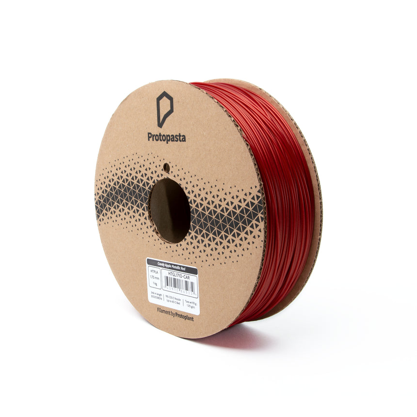 Candy Apple Red HTPLA | Metallic Red PLA Filament – Protoplant, makers ...