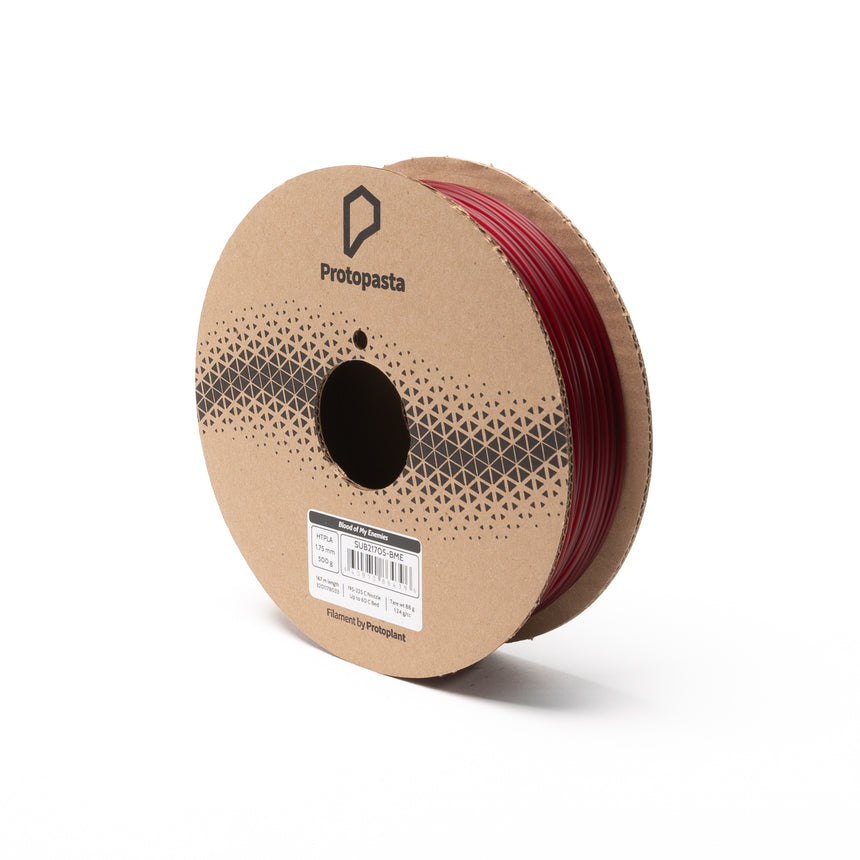 Blood of My Enemies HTPLA | Translucent Red PLA Filament – Protoplant ...