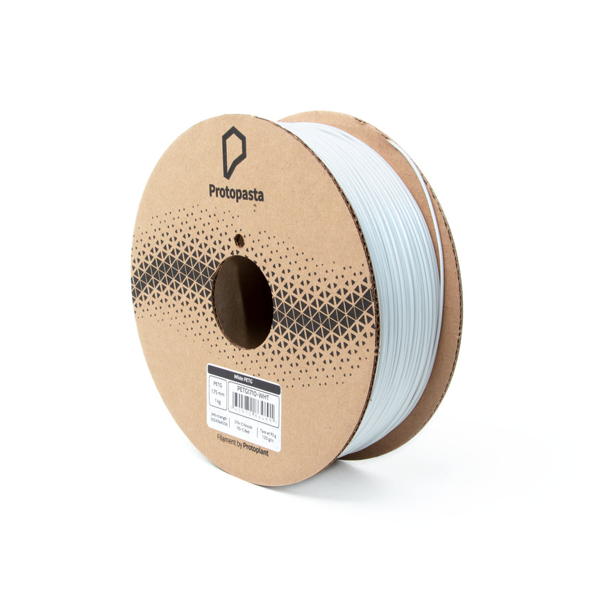 Simply White PETG | White PETG Filament | Protopasta PETG Co-polyester ...