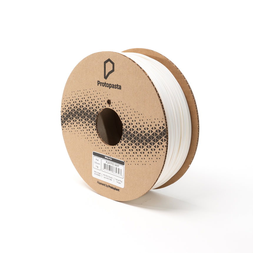 PLA plus anti-jam | Pro PLA Basic White PLA filament | Made in the USA ...